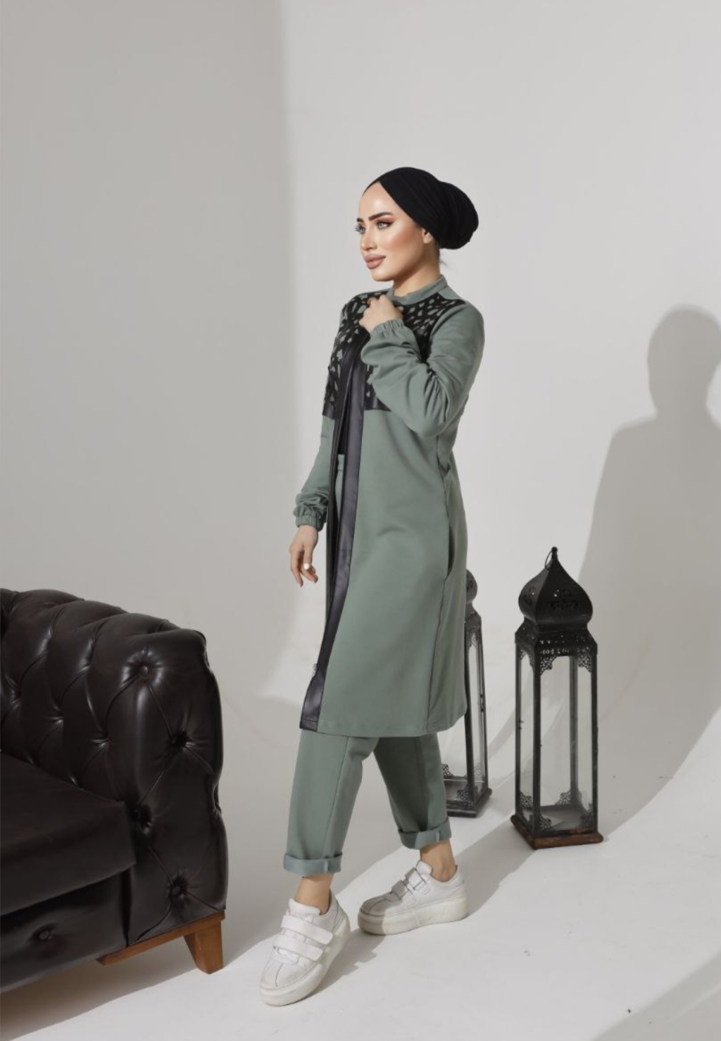 Lina-Style Survette deux pièces verte de Turquie